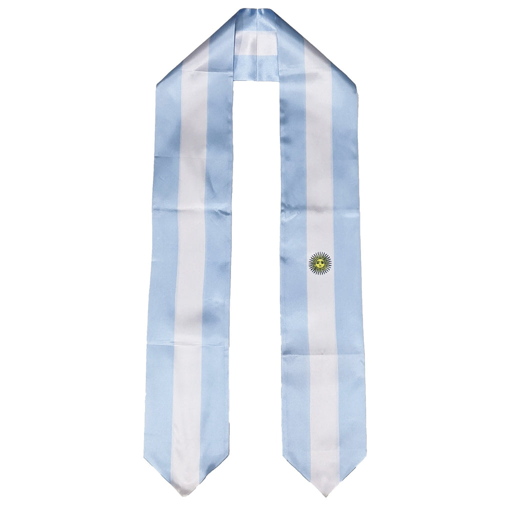 Argentina Flag Graduation Stole, Argentina Flag Graduation Sash, Argen ...