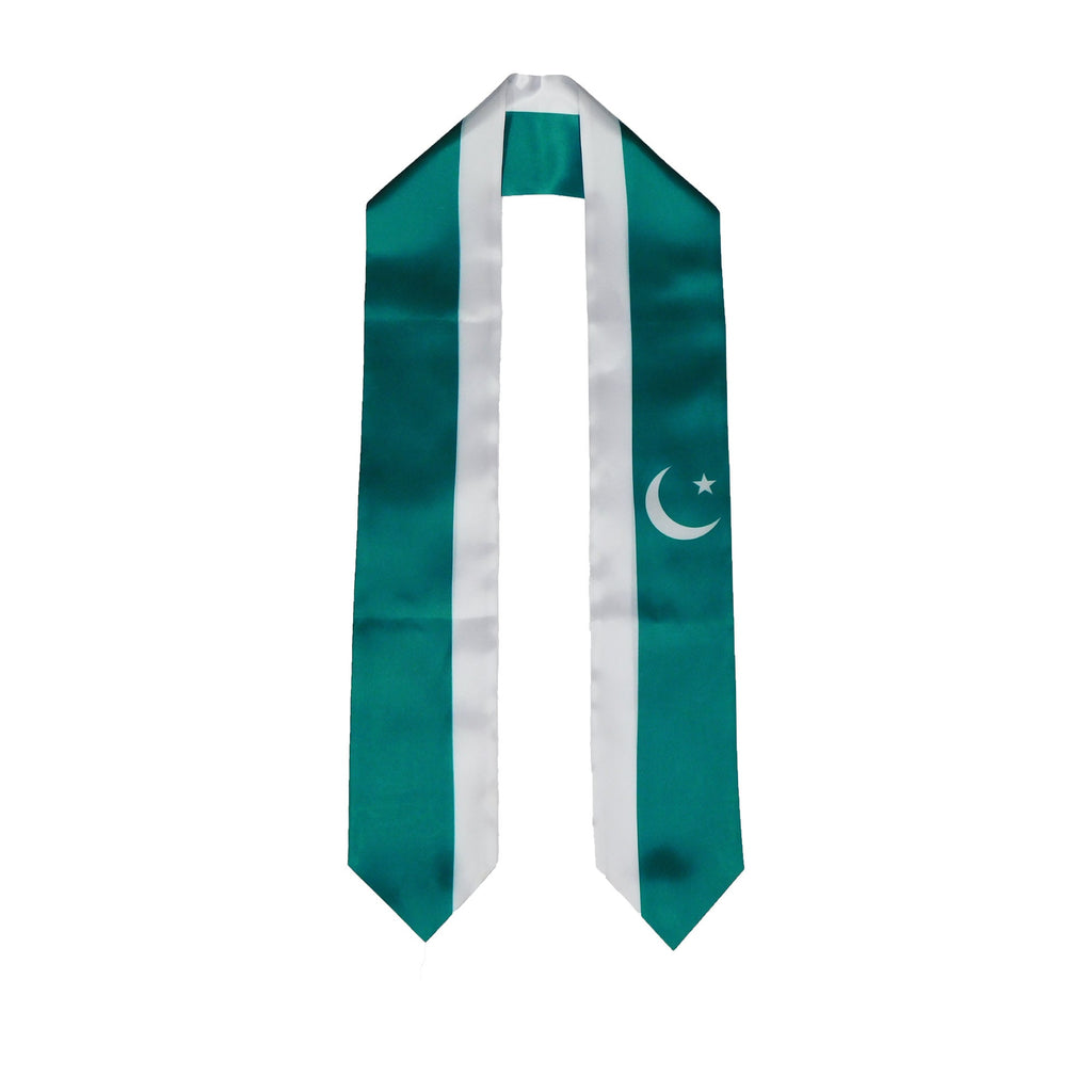 Pakistan Flag Graduation Stole, Pakistan Flag Graduation Sash, Pakista ...