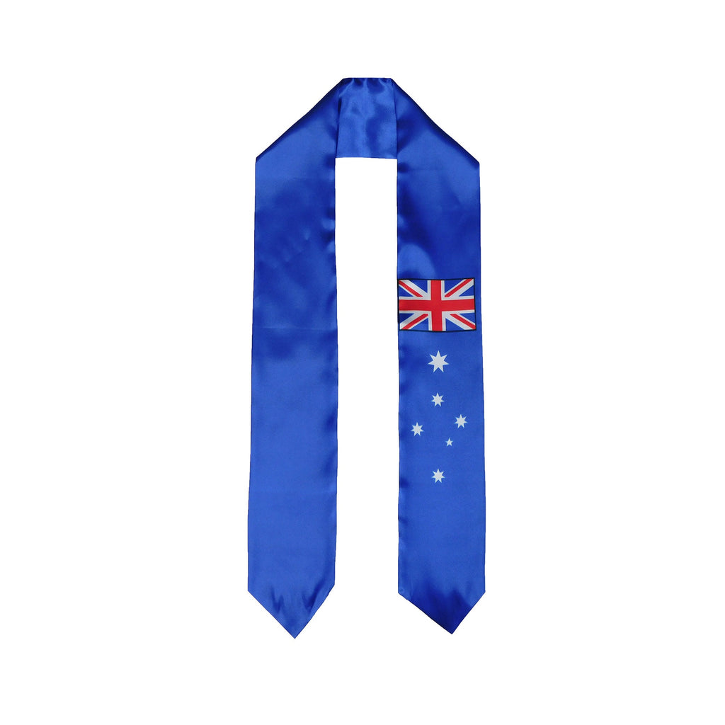 Australia Flag Graduation Stole, Australia Flag Graduation Sash, Austr ...