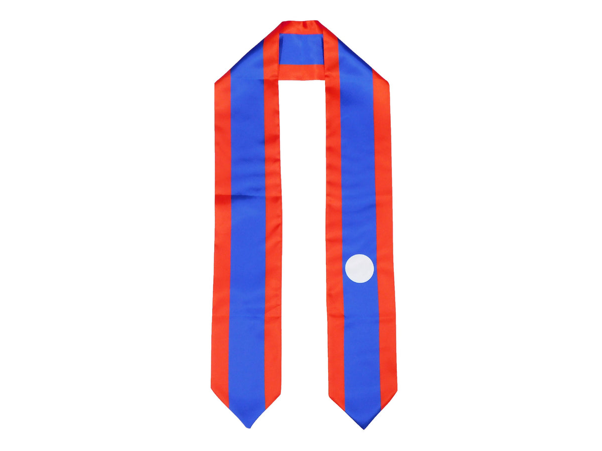 Laos Flag Graduation Stole, Laos Flag Graduation Sash, Laos Graduation ...