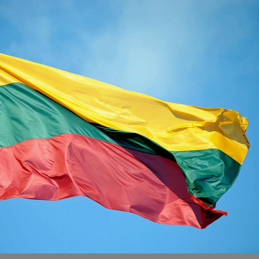 Large Lithuania Flag / Large Lithuania Art / Lithuania Wall Art / Lith ...